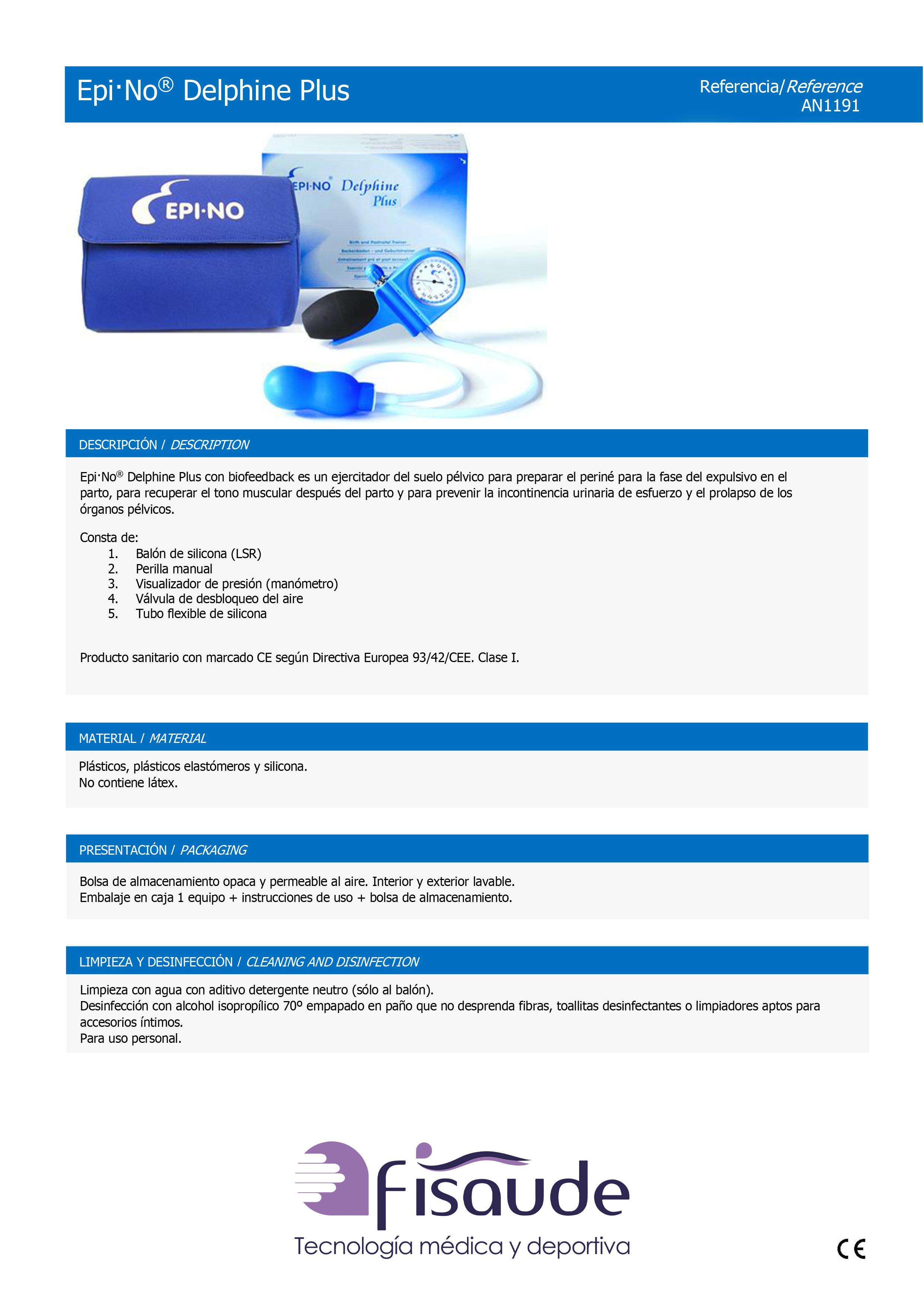 Exerciseur du plancher pelvien avec biofeedback EPI NO® Delphine Plus ...