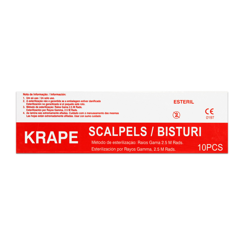 Scalpel jetable (boîte de 10 unités) - Boutique Fisaude