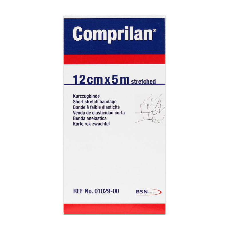 Comprilan 12 cm x 5 mètres : Bandage de soutien en tissu élastique ...