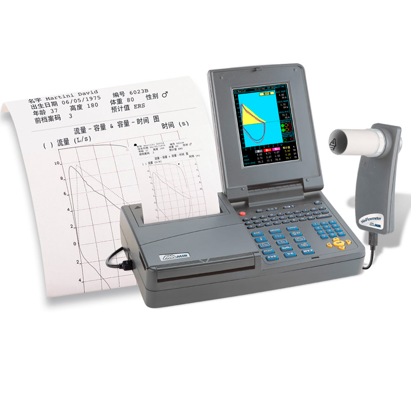 Spirolab iii - spiromètre portable avec 1 turbine réutilisable ...